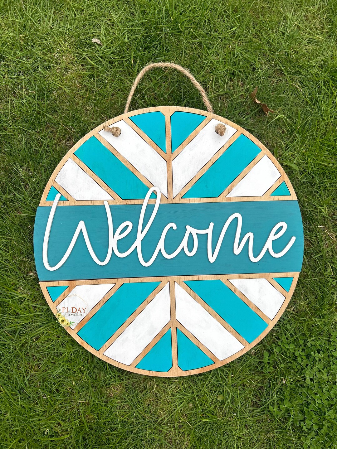 Welcome Door Hanger - Etsy