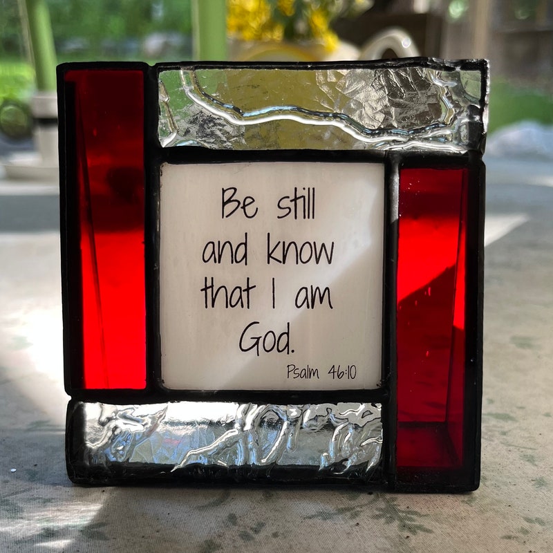 Psalm 23 Stain Glass - Etsy