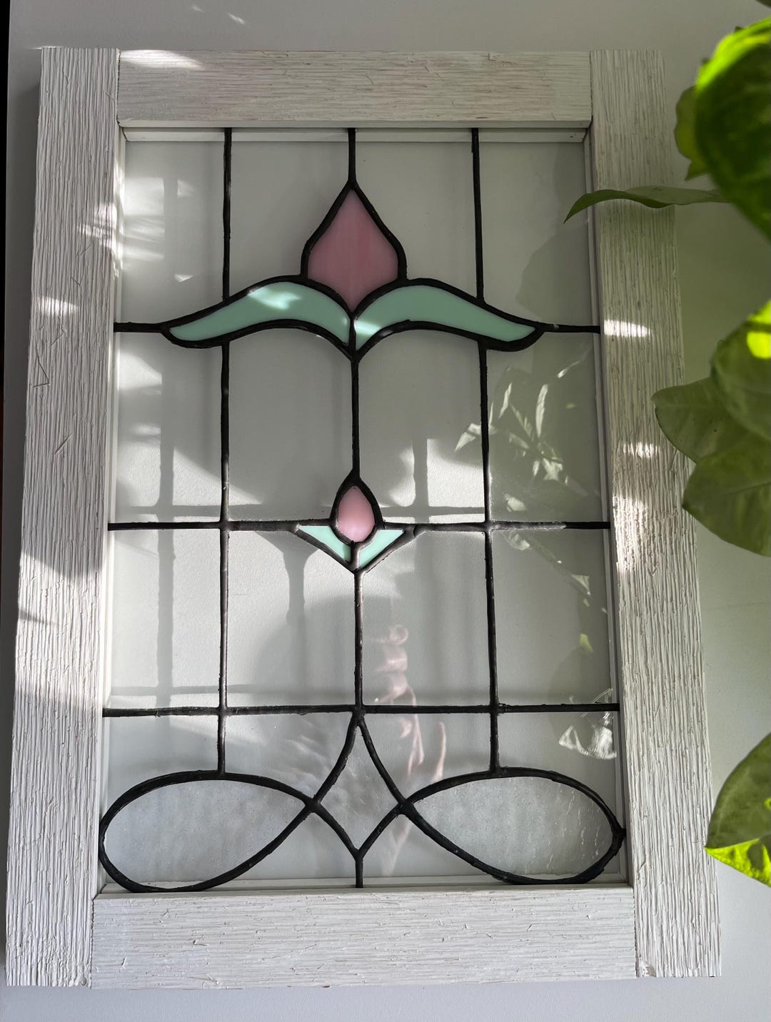 Classic Stained Glass Window Panel Re-made From the 1920s - Etsy