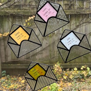 Personalized Stained Glass Gift as an Envelope Sending My Love - Etsy