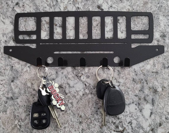 Jeep key holder custom grille and bumper xj XJ 4x4 off | Etsy