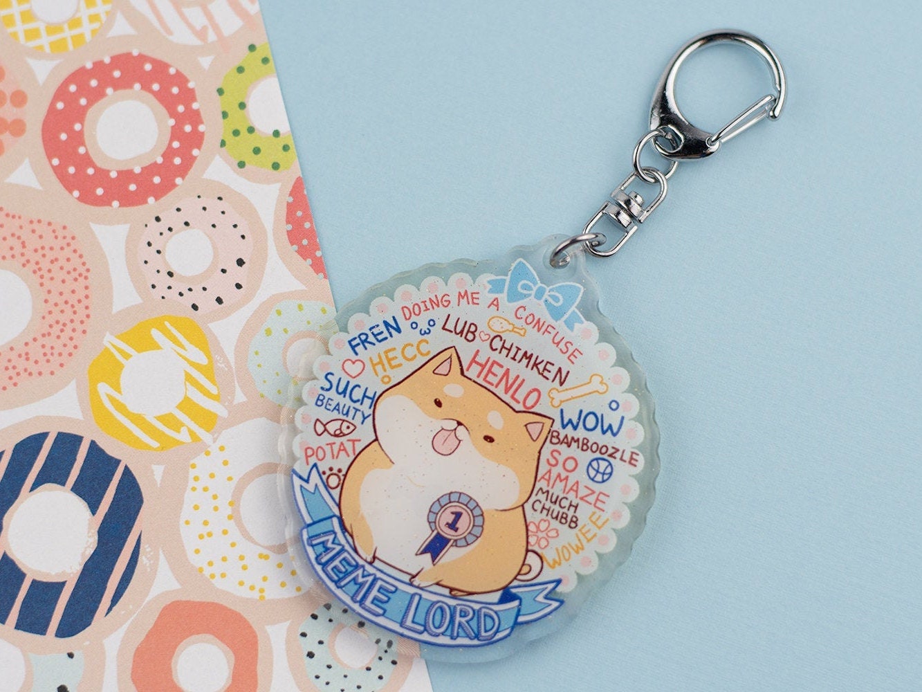 Doge Lord Meme Charm | Etsy