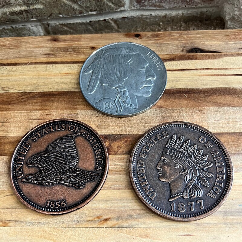 Oversized Coins - Etsy