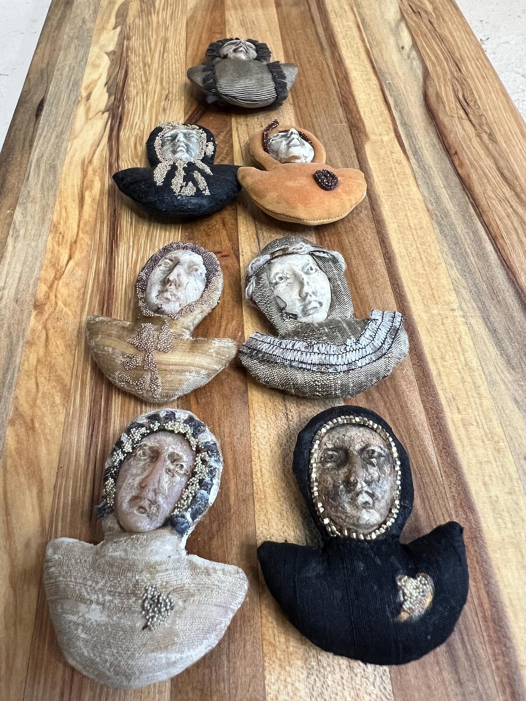 Unique Art Deco Face Brooch/pin ~ Includes Seven Brooch Faces ~ Unique ...