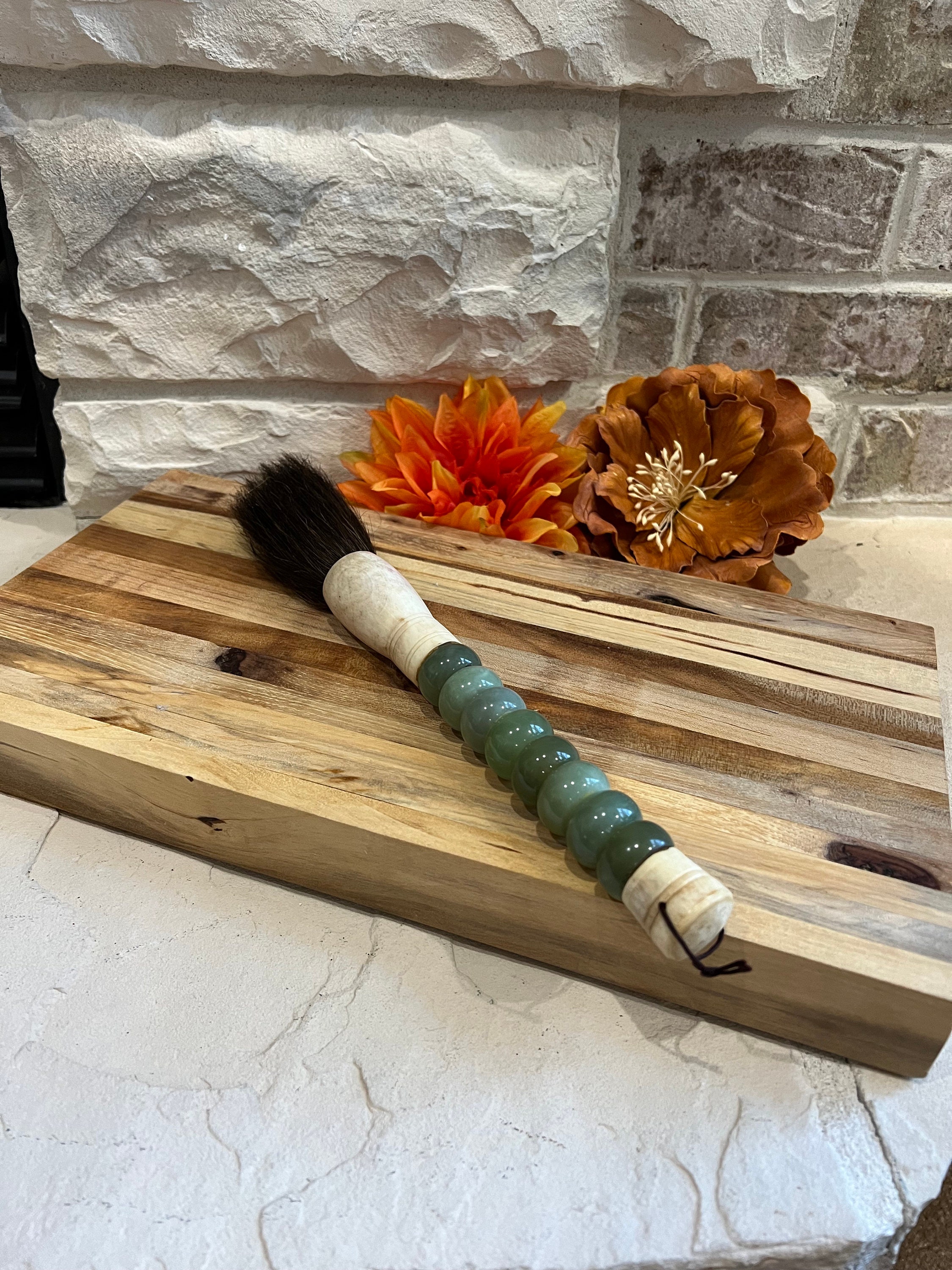 Large Chinese Calligraphy/paint Brush Jade Archer Rings Unique - Etsy