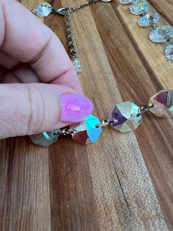 Victorian Chandelier looking Czech Glass Crystal Neck… - Gem