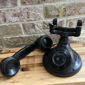 Antique Western Electric E1 Non Dial Desk Phone With No Cloth Wire - Etsy
