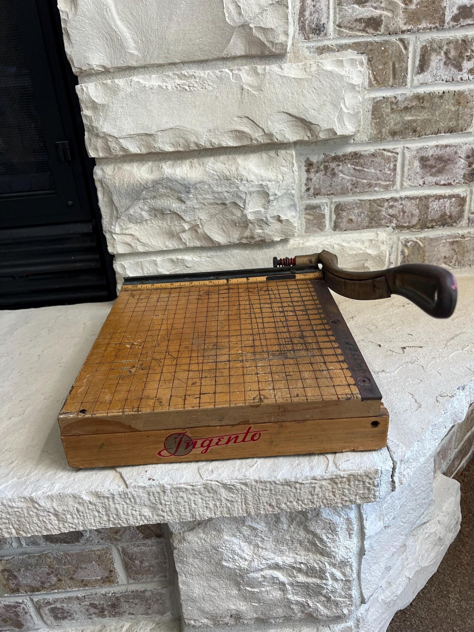 Vintage Ingento No. 3 Antique Paper Cutter - Collectible Office Tool - Etsy