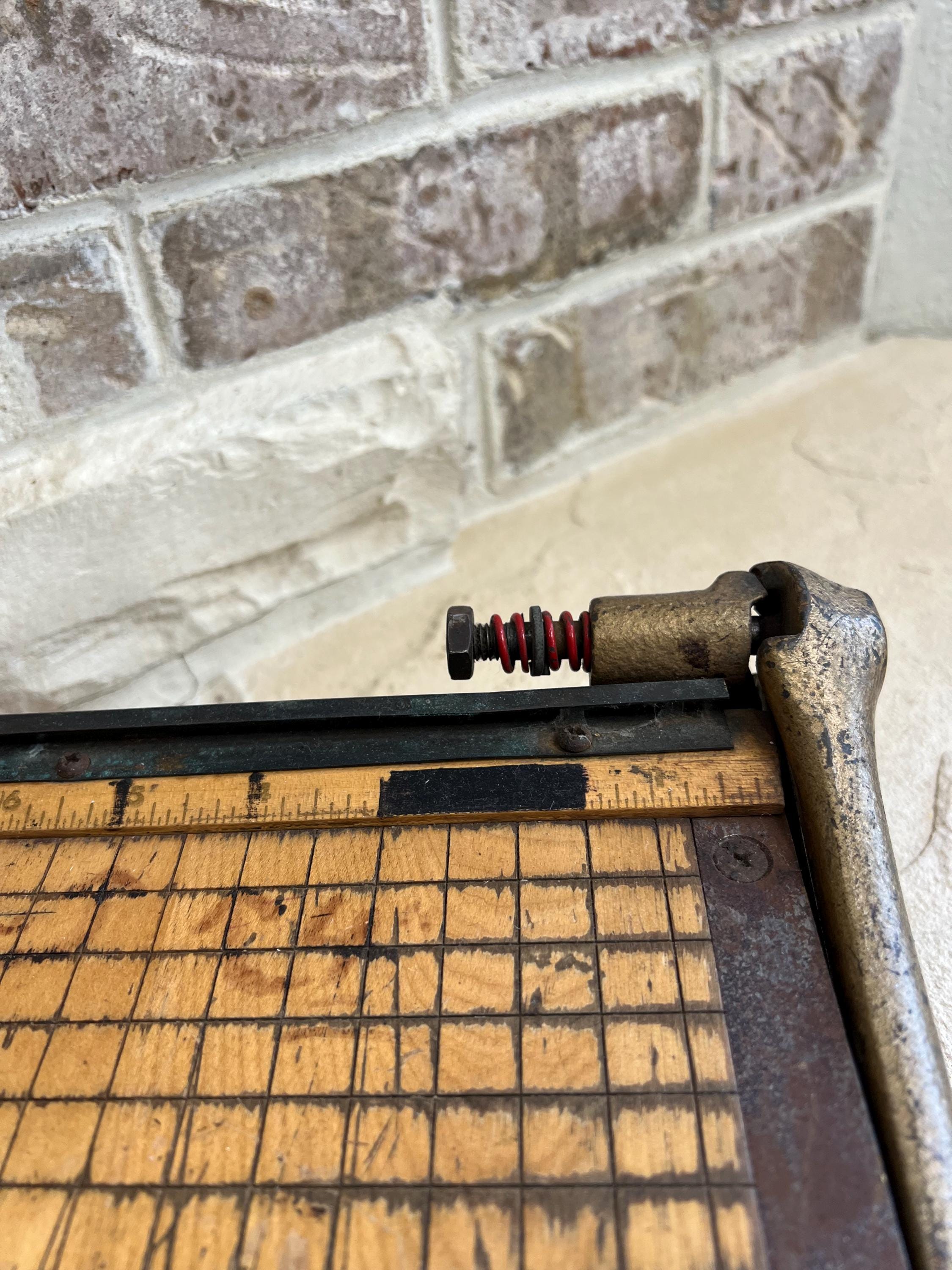 Vintage Ingento No. 3 Antique Paper Cutter - Collectible Office Tool - Etsy