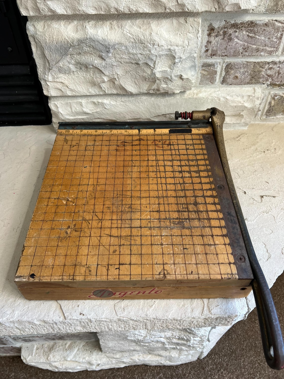 Vintage Ingento No. 3 Antique Paper Cutter - Collectible Office Tool - Etsy