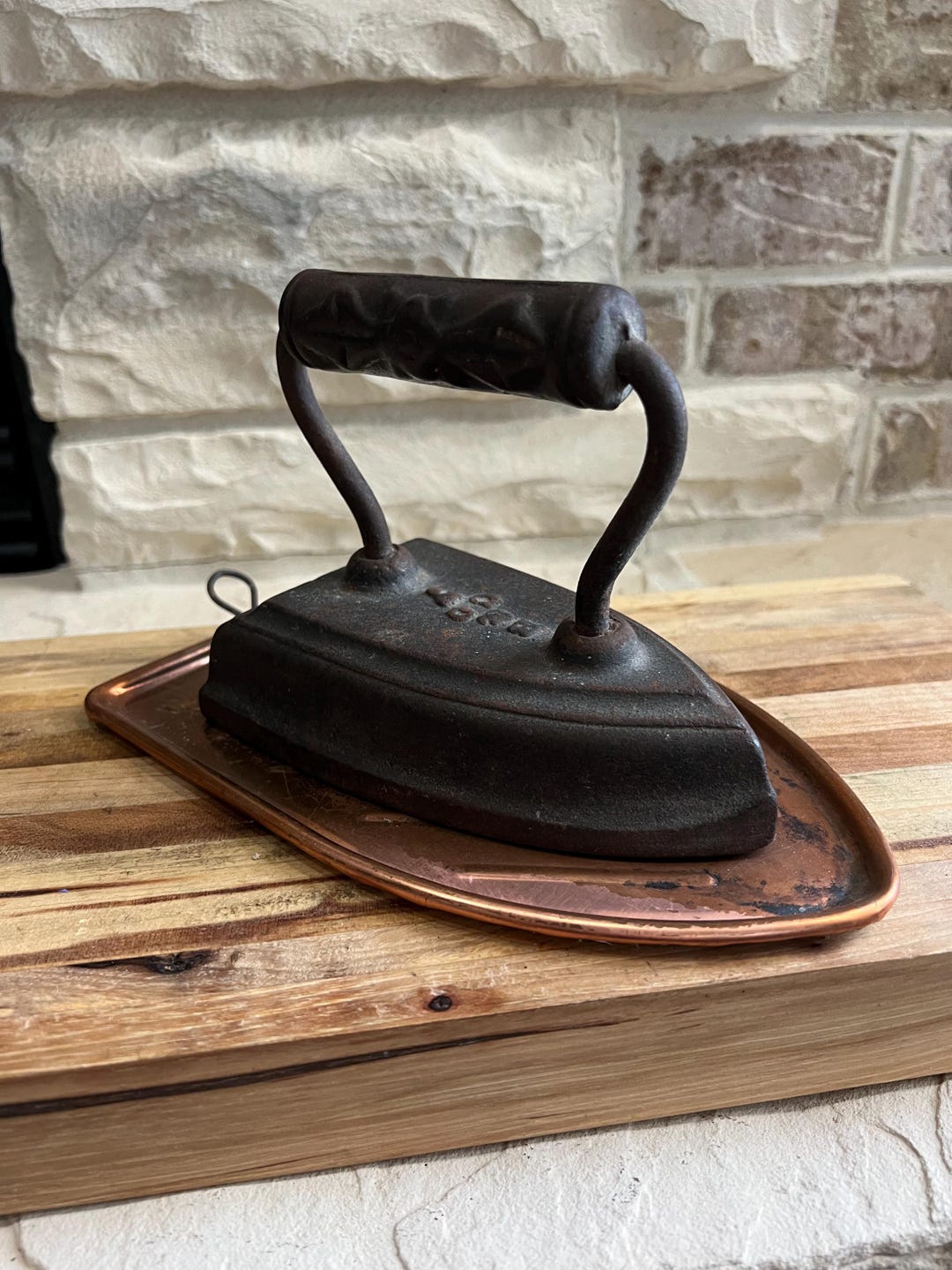 1940s Cast Iron Pressing Iron With Copper Trivet - Etsy