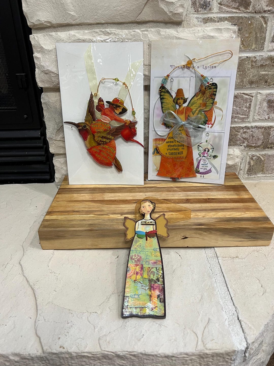 Collectable Wall Angels: Kelly Rae Roberts & Laini's Ladies Garden ...