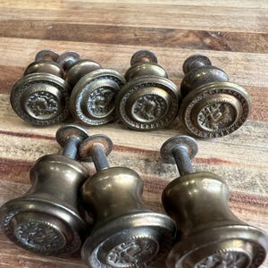 Vintage Brass Metal Drawer Knob, Drawer Knobs, Cabinet Door Knobs, Pull Knob, Knob, Unique - Etsy