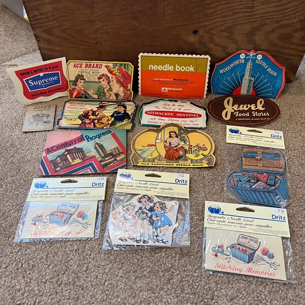 Vintage Needle Packs - Etsy