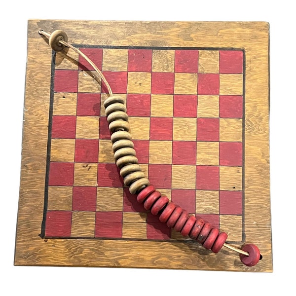 Wood Checker Board - Etsy