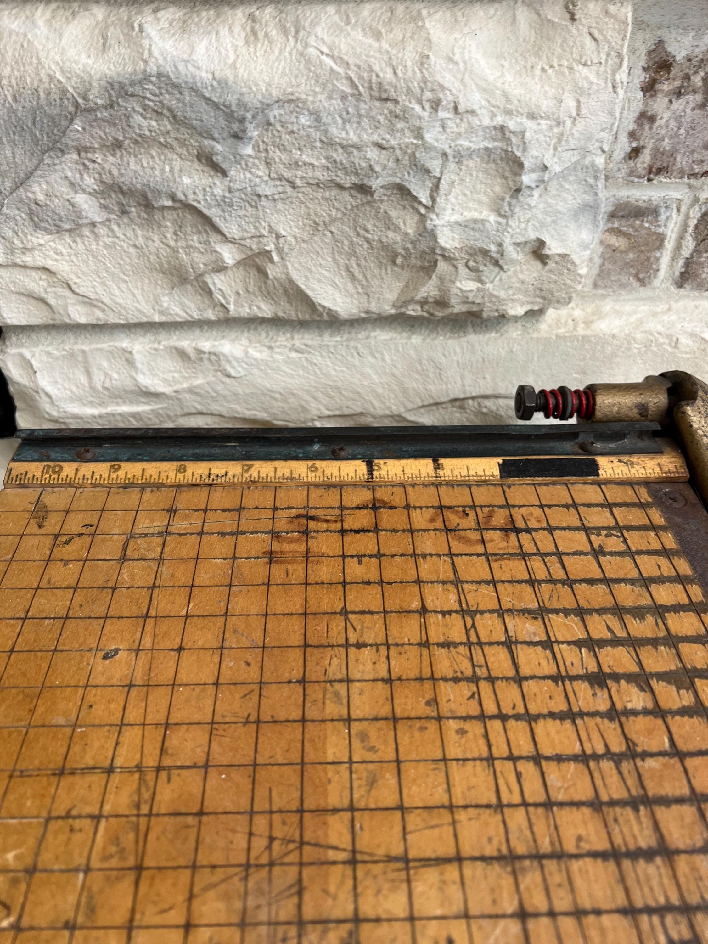 Vintage Ingento No. 3 Antique Paper Cutter - Collectible Office Tool - Etsy