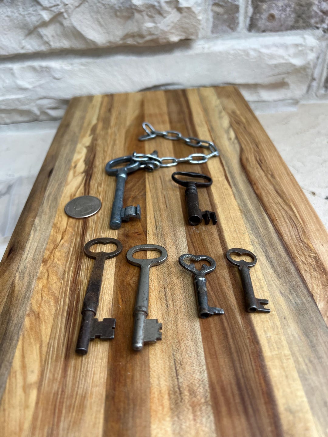 Bundle of 6 Unique and Rare Find Skeleton Keys ~ Pirate Chest Keys ...