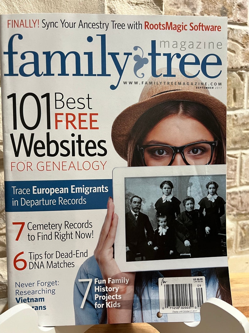 Family Tree Magazines 2017 Six Family Tree Magazines Genealogy - Etsy