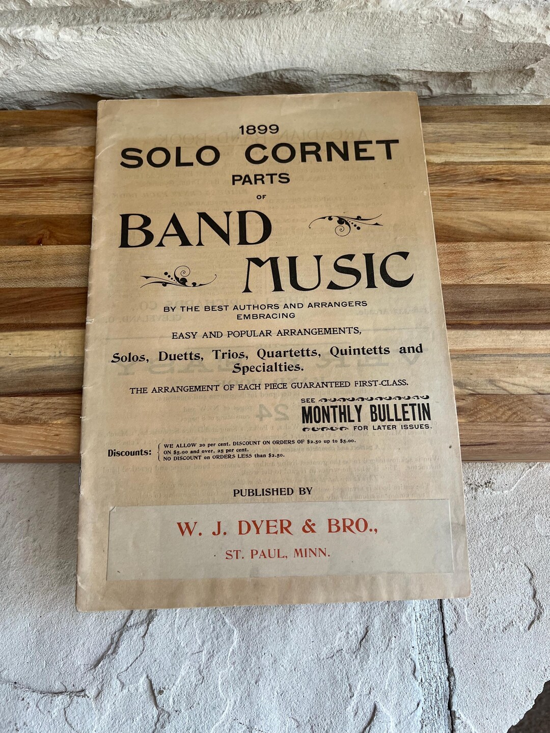 Antique 1899 Band and Orchestra Sheet Music Catalogs - W. J. Dyer and ...