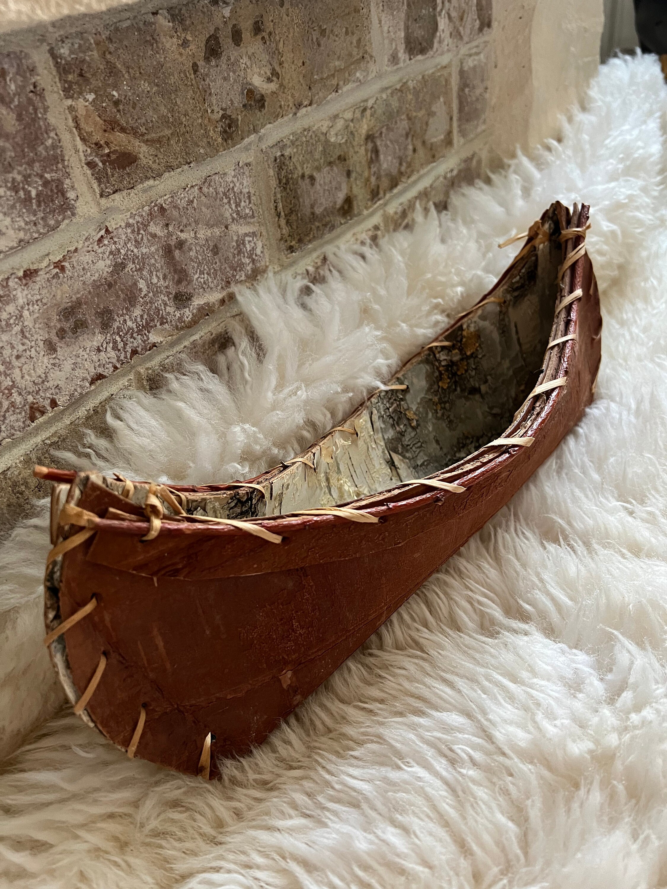 Native American Doll Set and Handmade Canoe Handmade Native American ...