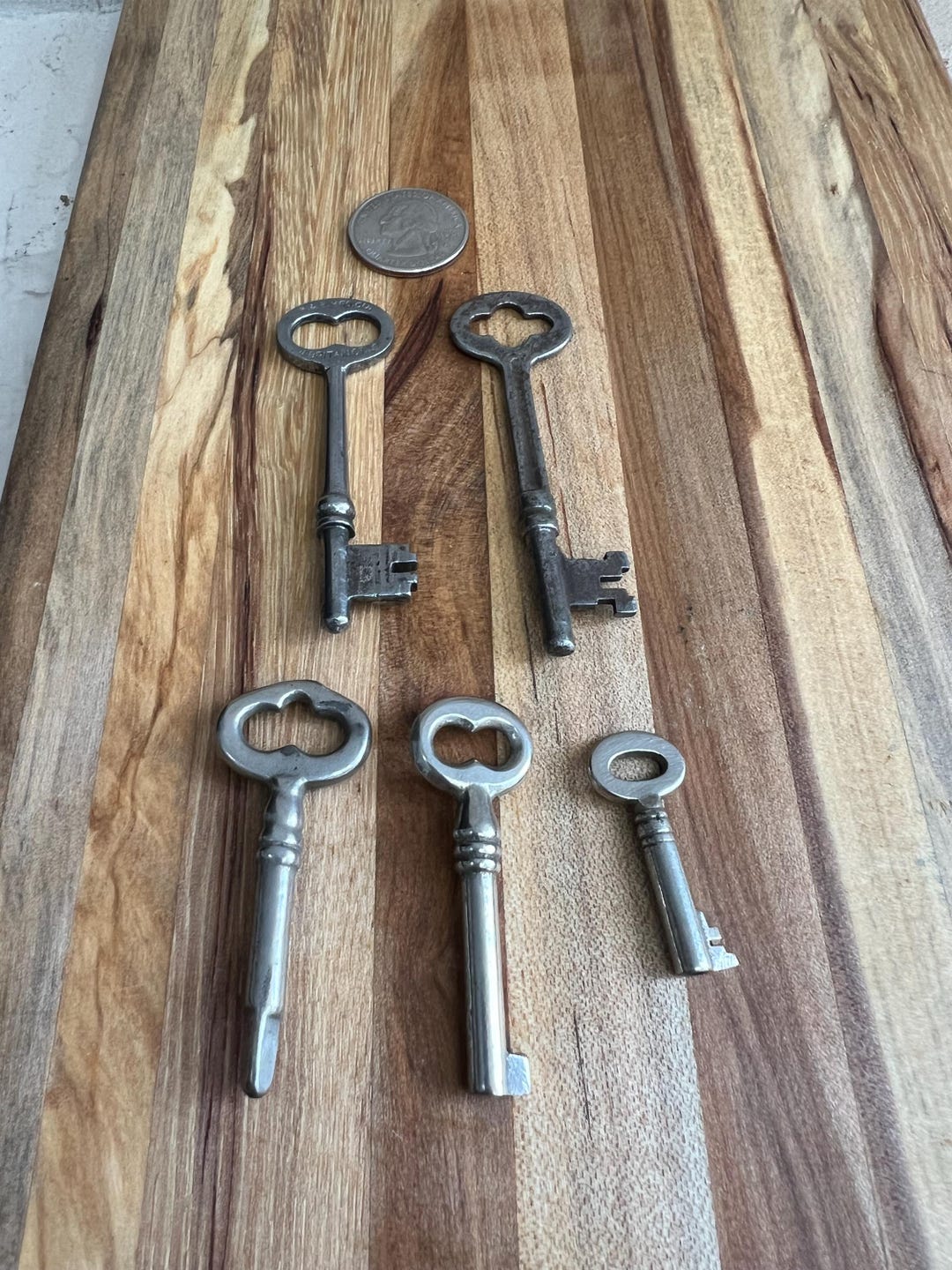 Vintage Skeleton Key Bundle: Steampunk Pirate Chest Keys - Etsy