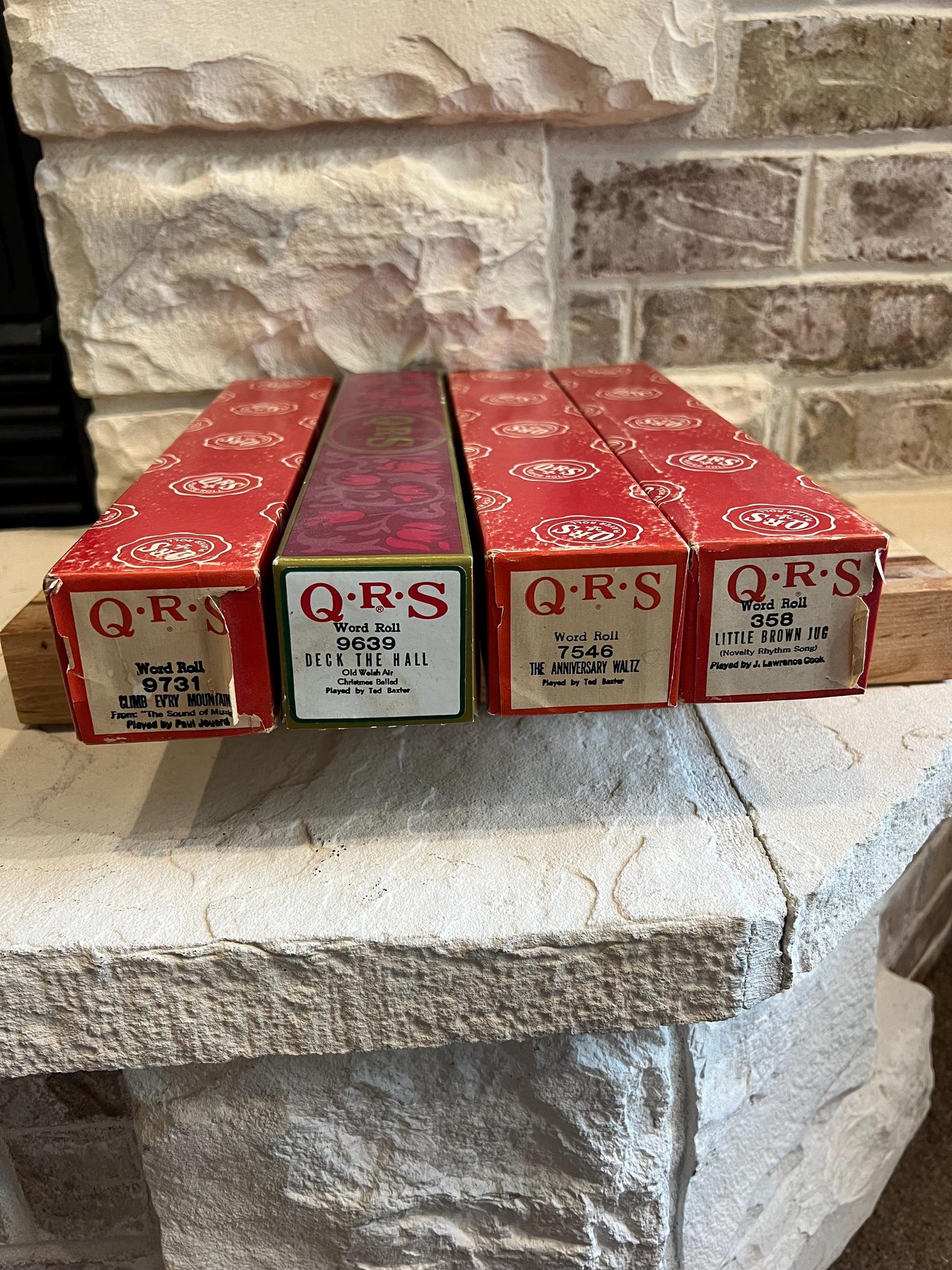 Vintage QRS Player Piano Music Rolls - Set of Four - Etsy