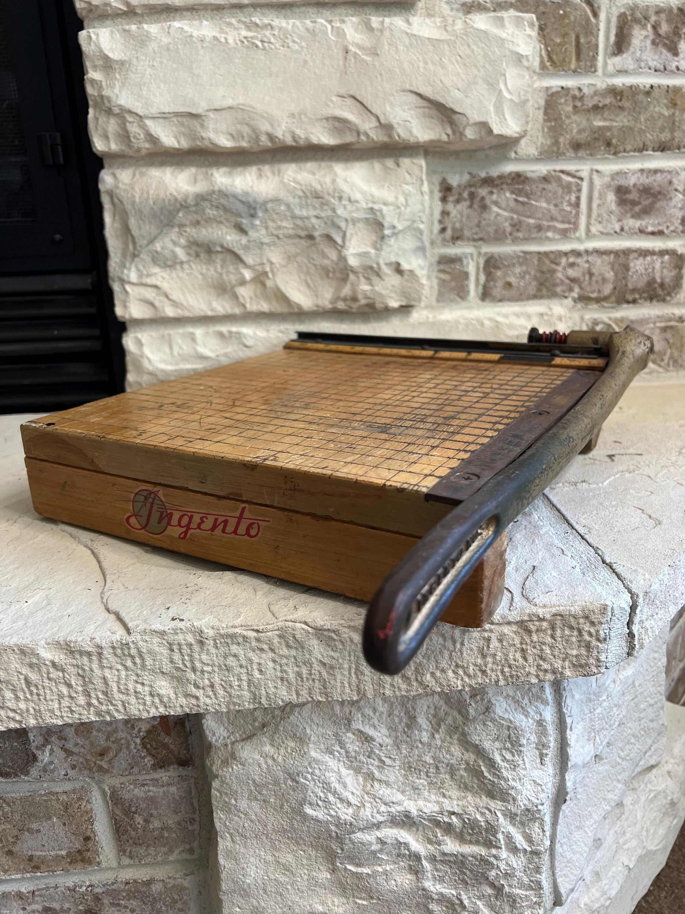 Vintage Ingento No. 3 Antique Paper Cutter - Collectible Office Tool - Etsy