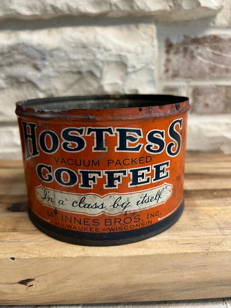 Vintage Coffee Can Set: Mid-century Advertising Tins - Chase & Sanborn ...