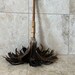 Vintage Victorian Feather Duster Antique Turkey Feather Duster Wooden ...
