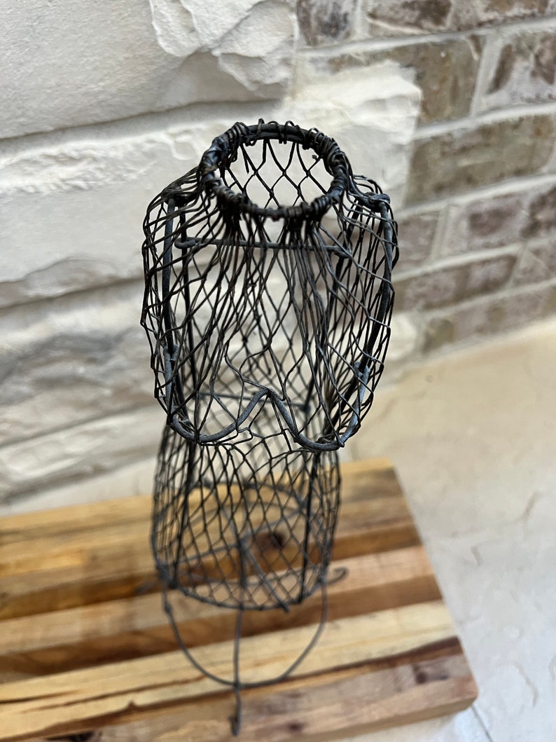 Antique Wire Mannequin Bust Vintage Mannequein Made of Wire With ...
