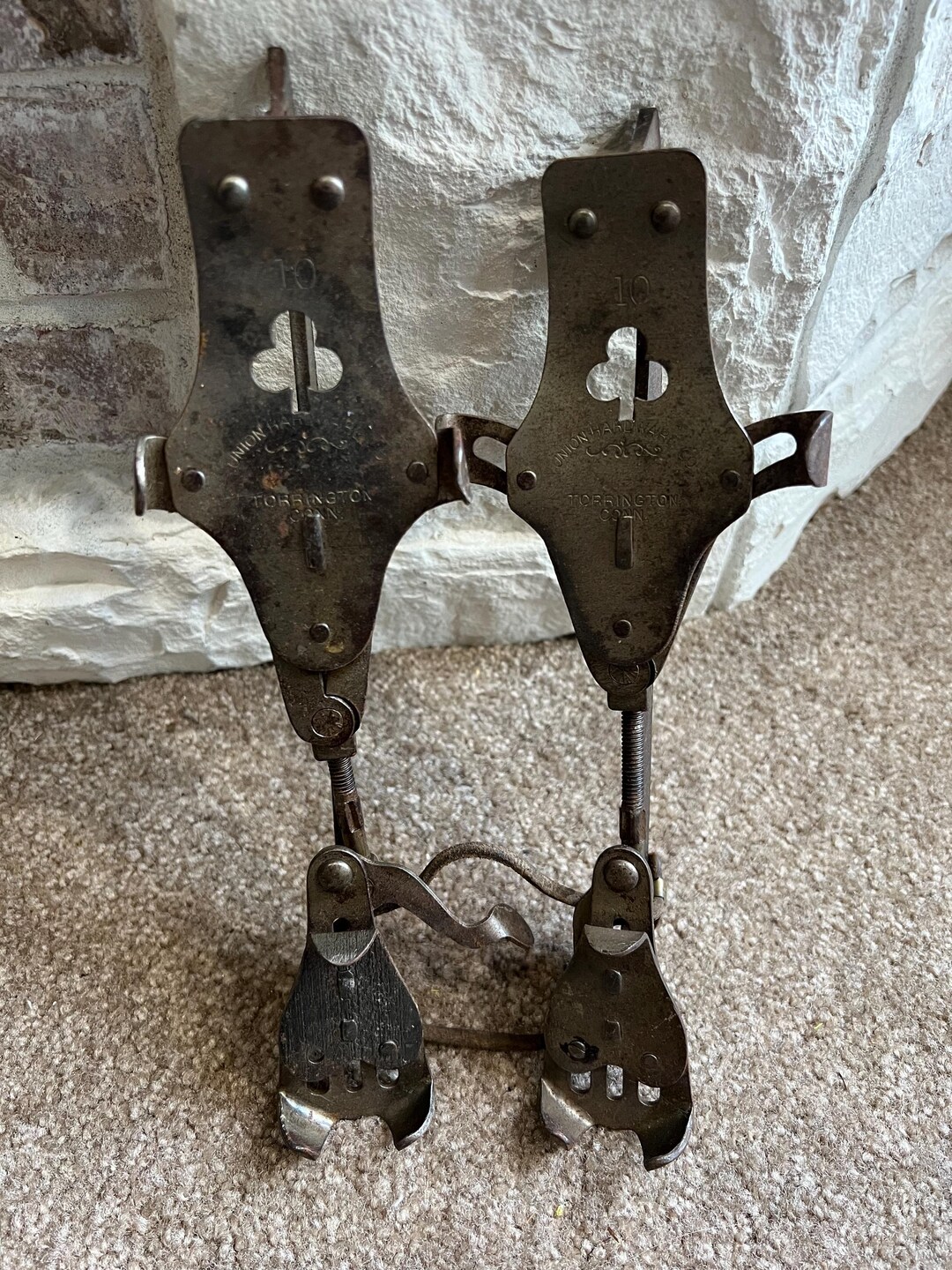 Metal Ice Skates From 1930's ~ Union Hardware Co ~ Torrington Conn ...