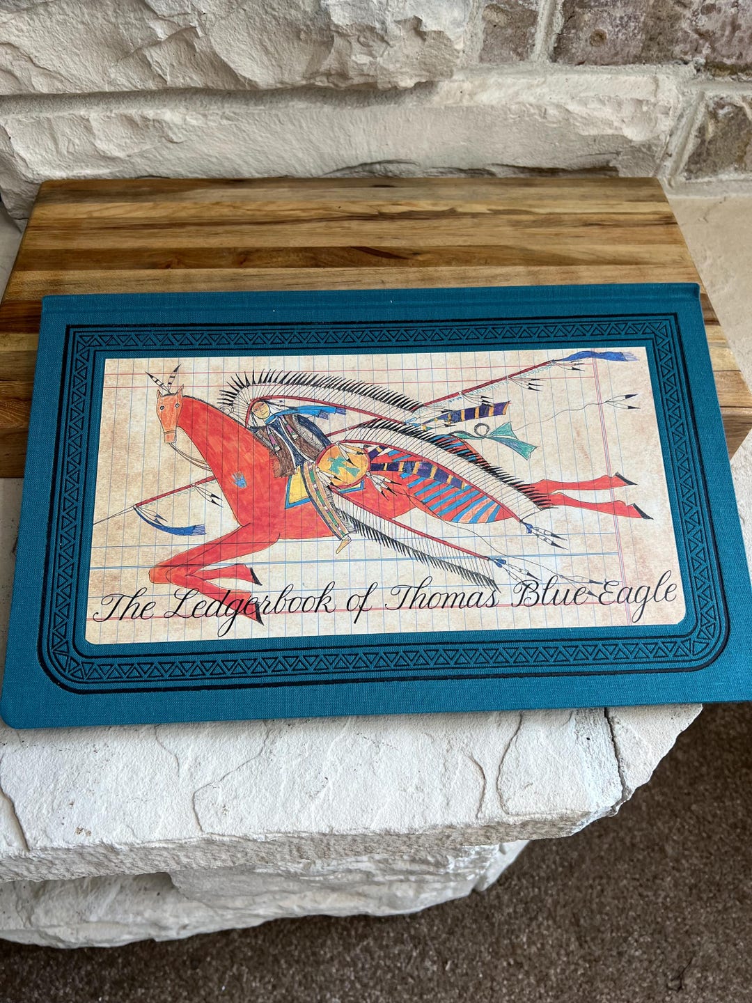 The Ledgerbook of Thomas Blue Eagle / 1994 Hardcover / Native American Art-inspired Story ...