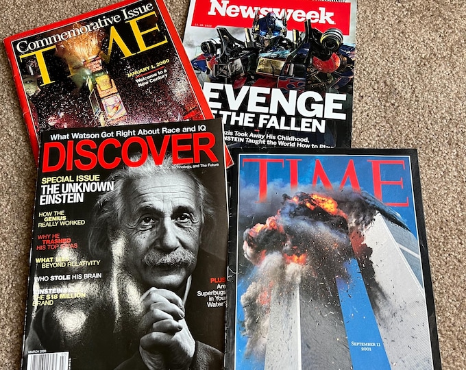 7 Pieces of Time Magazine 9/11 World Trade Twin Towers; September 11 ...