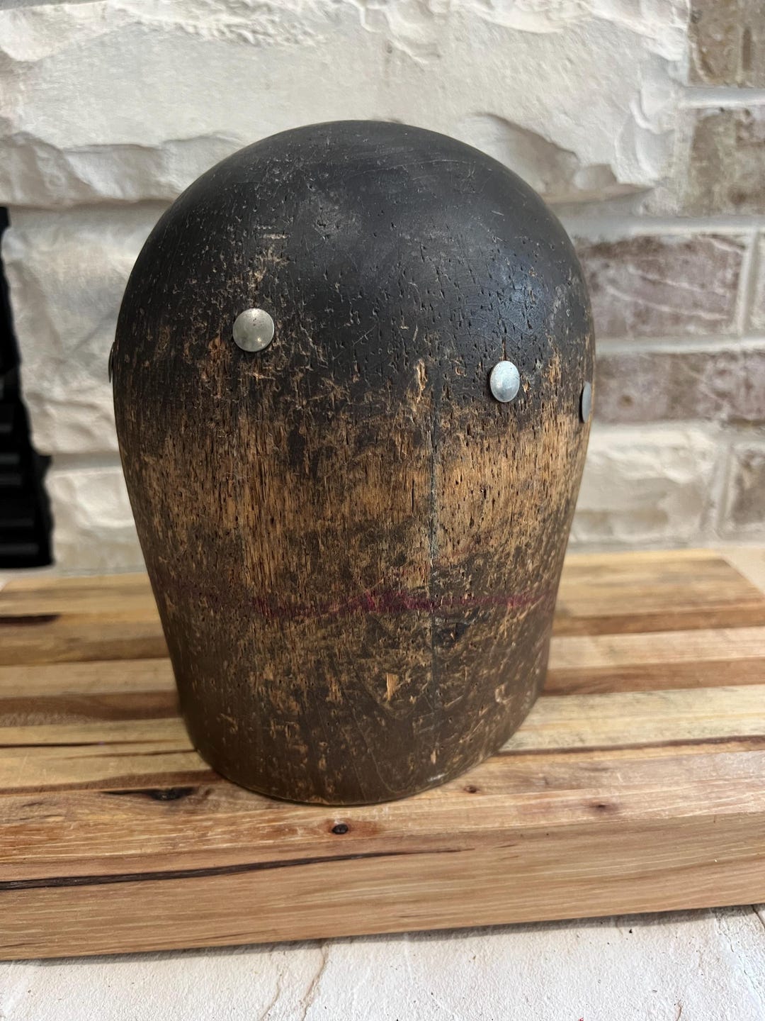 Vintage Hat Mold Wooden Millinery Hat Block Mold Has a Steam Punk Vibe ...