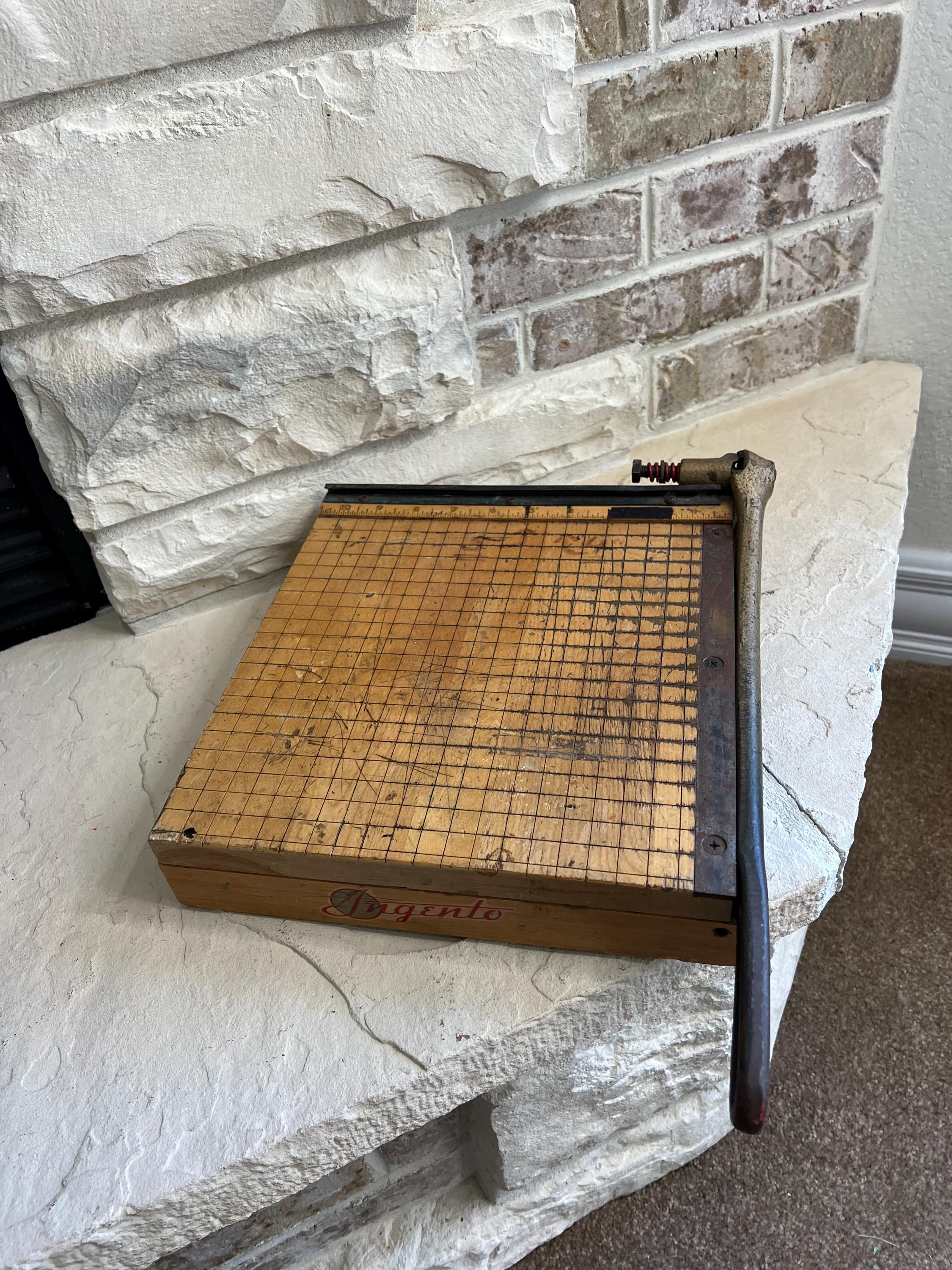 Vintage Ingento No. 3 Antique Paper Cutter - Collectible Office Tool - Etsy