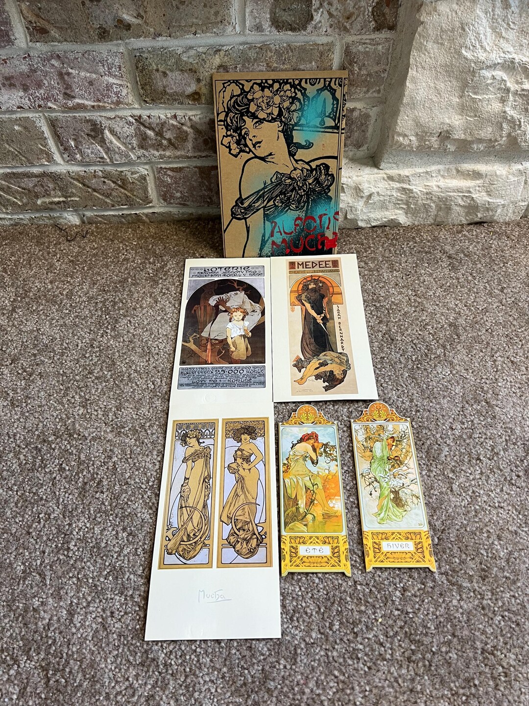Art Nouveau Alphonse Mucha Art Collection - Posters, Bookmarks ...
