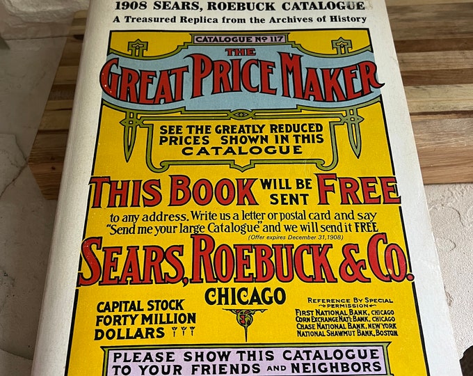 1908 Sears, Roebuck Catalogue Reproduction ~ Sears Chicago Catalogue - Etsy