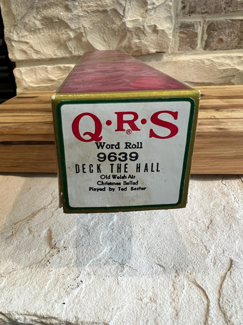 Vintage QRS Player Piano Music Rolls - Set of Four - Etsy