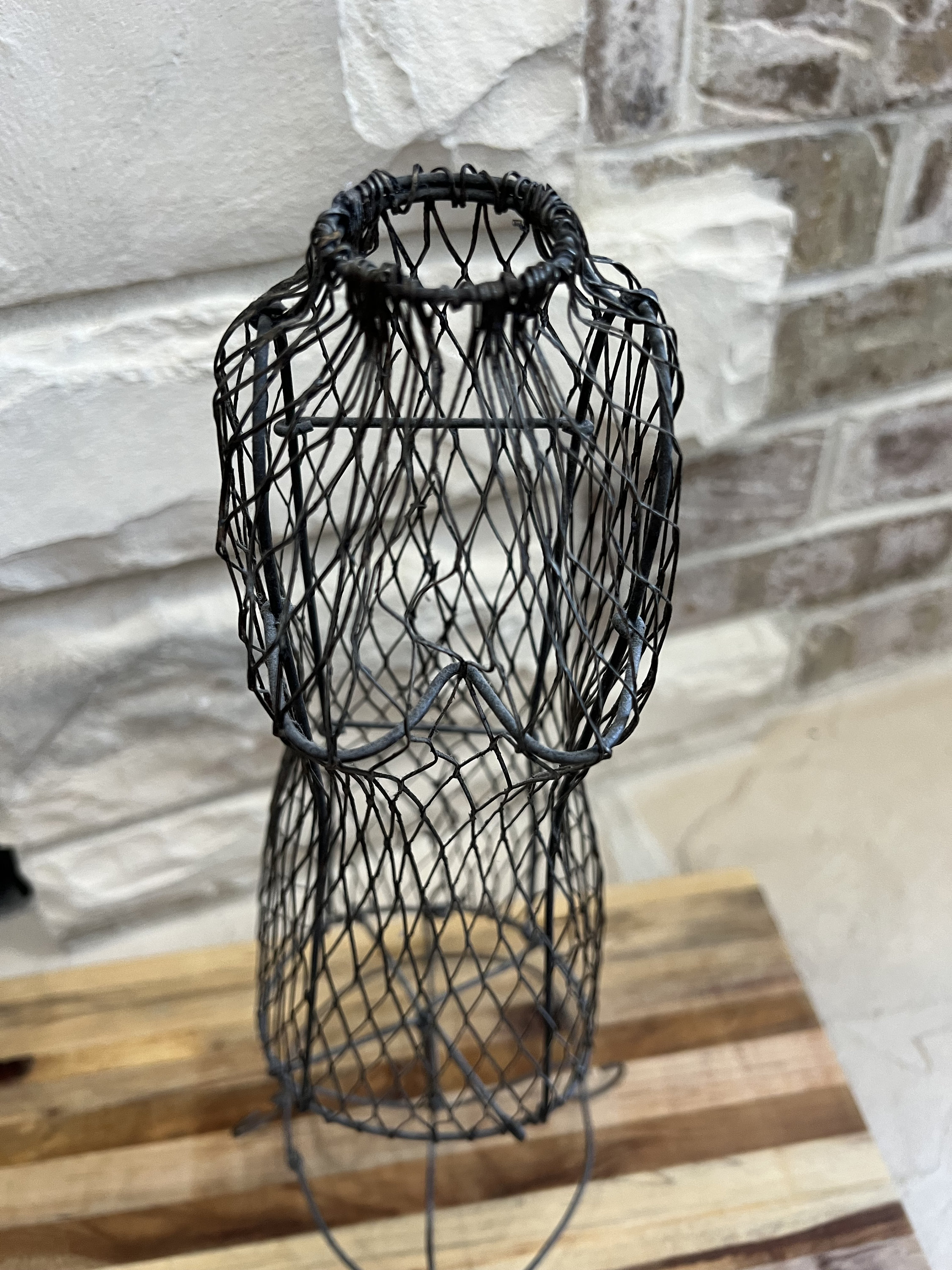 Antique Wire Mannequin Bust Vintage Mannequein Made of Wire With ...