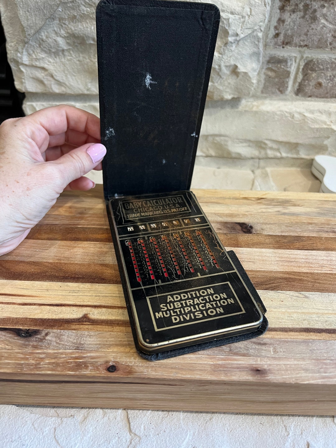 Vintage Baby Calculator ~ Pocket Vest Pocket Size Machine Calculator ...