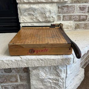 Vintage Ingento No. 3 Antique Paper Cutter - Collectible Office Tool - Etsy