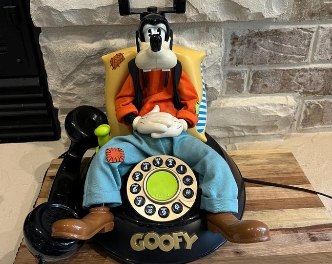 Disney Goofy Animated Collectors Phone. in Perfect Condition. - Etsy