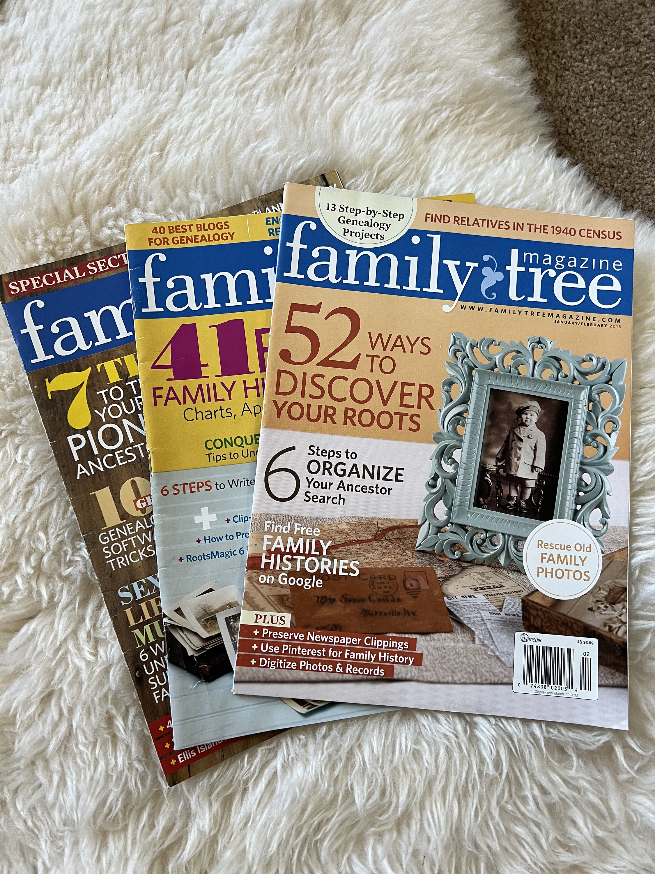 Family Tree Magazine Bundle for Sale Family Tree 2011, 2012, 21013 and ...