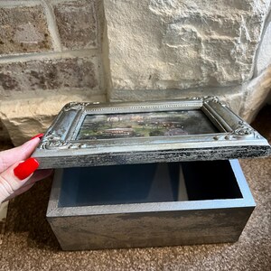 Jewelry Box ~ Victorian Style Wooden Picture Frame Jewelry Box With A ...