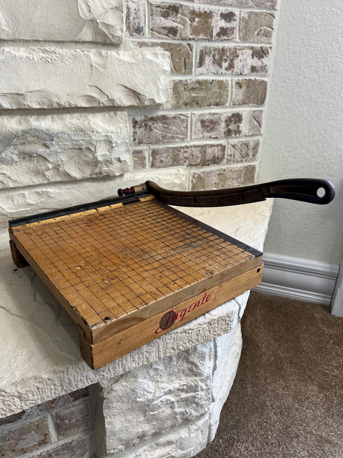 Vintage Ingento No. 3 Antique Paper Cutter - Collectible Office Tool - Etsy