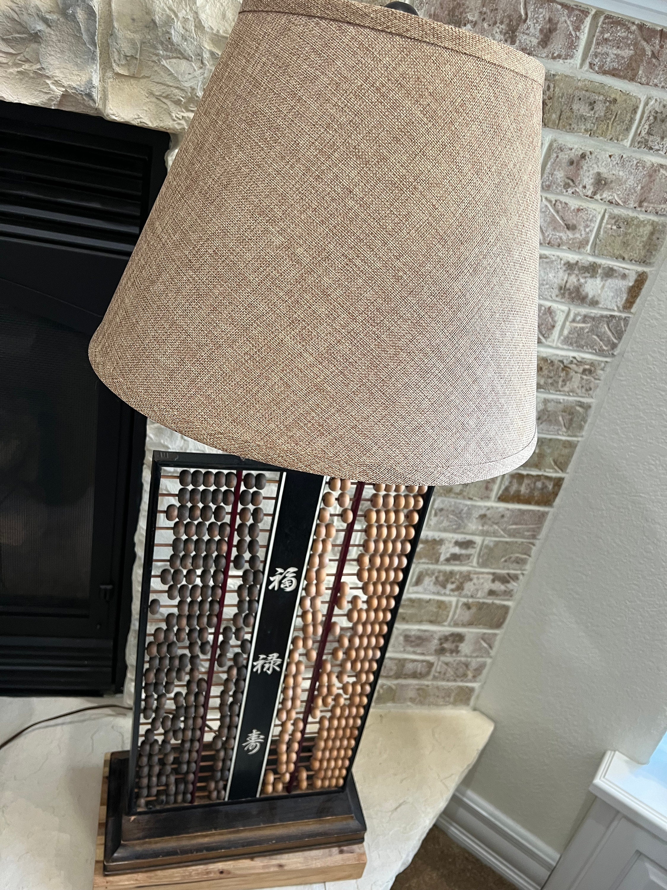 Vintage Chinese Abacus Table Lamp Mid Century Chinese Lamp Lamp is 40 ...