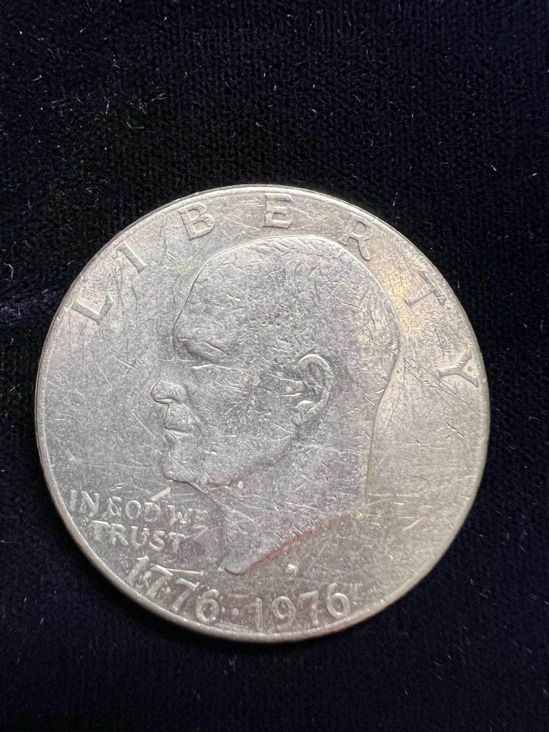 1776-1976-D Eisenhower Liberty Bell Moon One Dollar US Bicentennial Coin Fair Condition ~ for ...