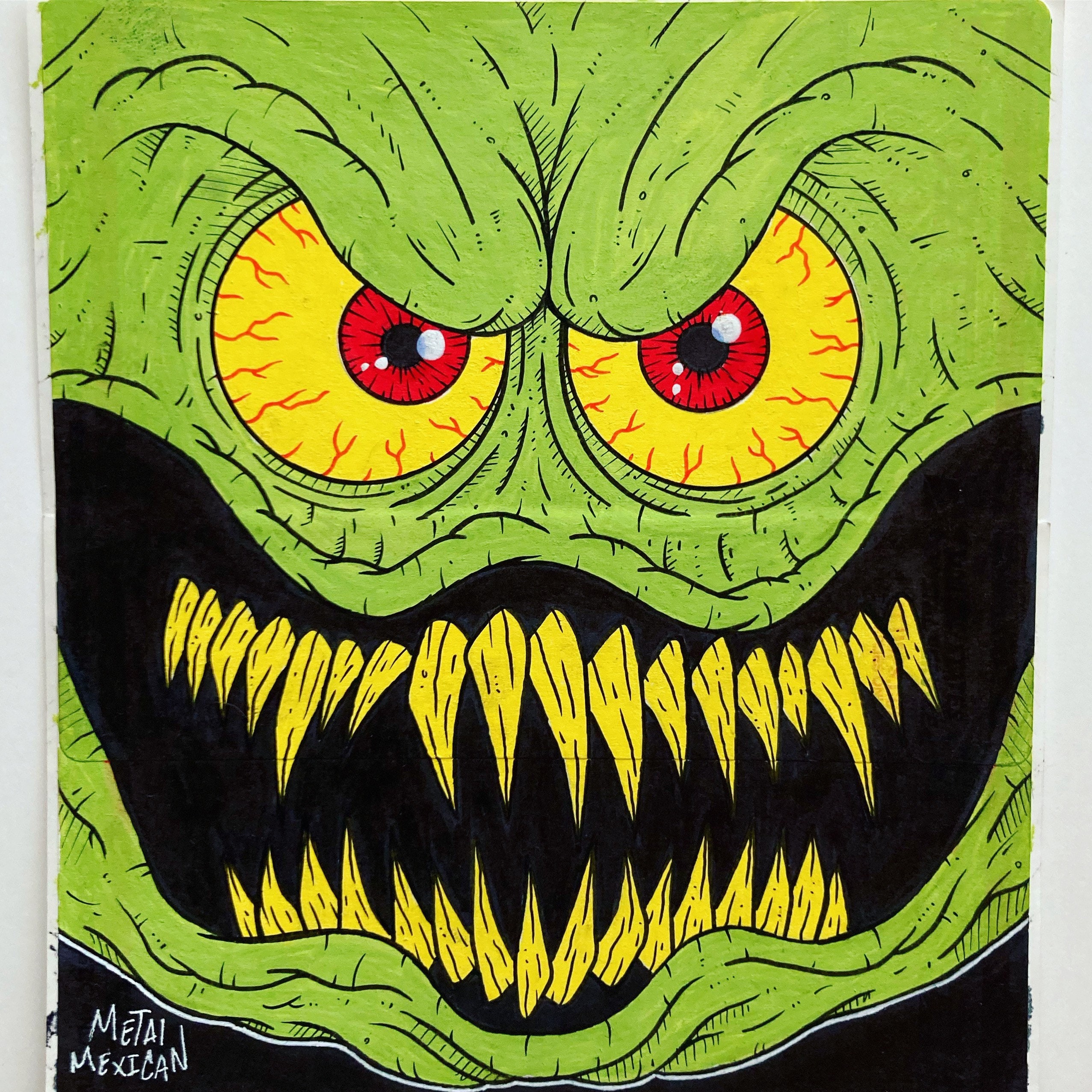 Green Booger Monsters