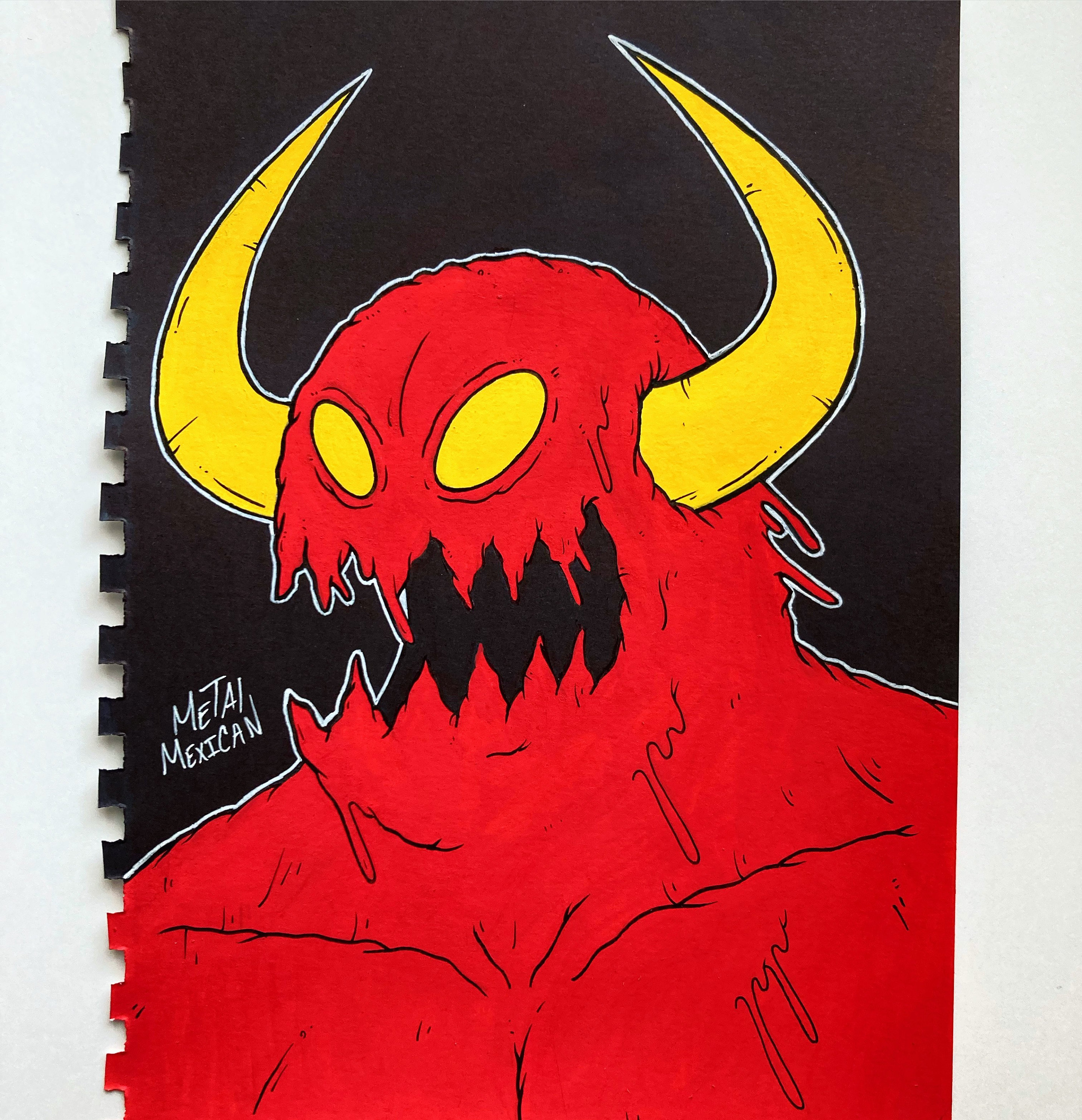 Toy Machine Monster Drawing