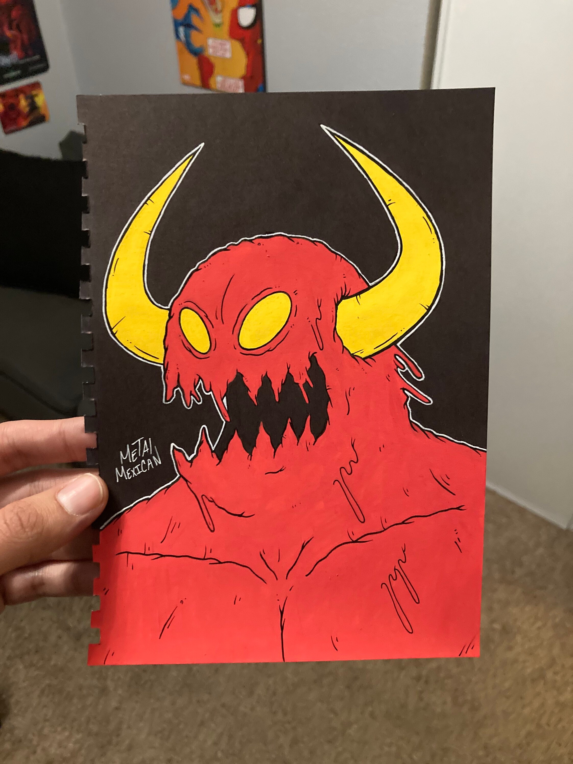 Toy Machine Monster Drawing